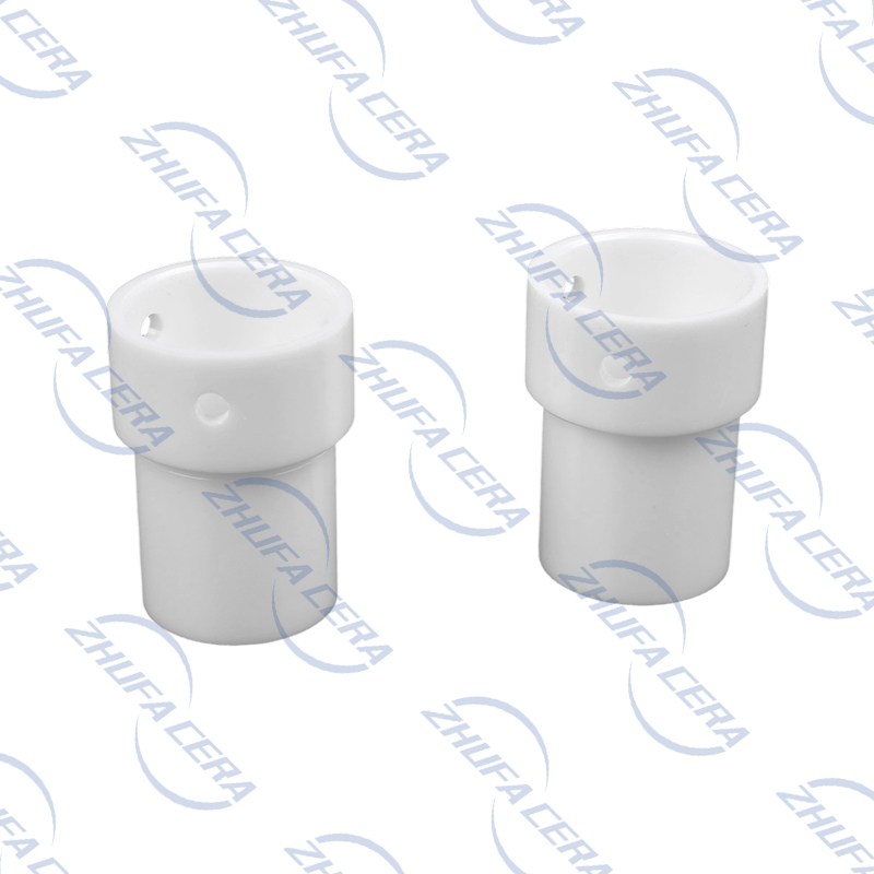 Alumina T-Shaped Drilled Ceramic Tube-Zhejiang Zhufa Precision Ceramics ...